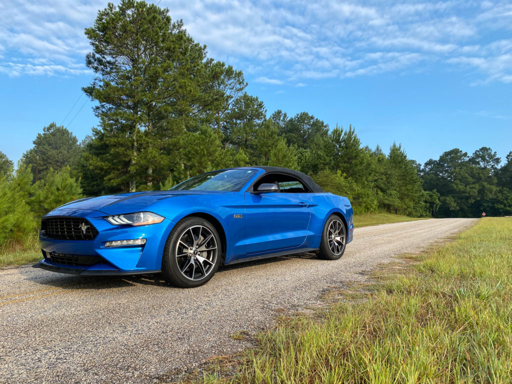 Blue Ecoboost Mustang Convertible | S3 Magazine