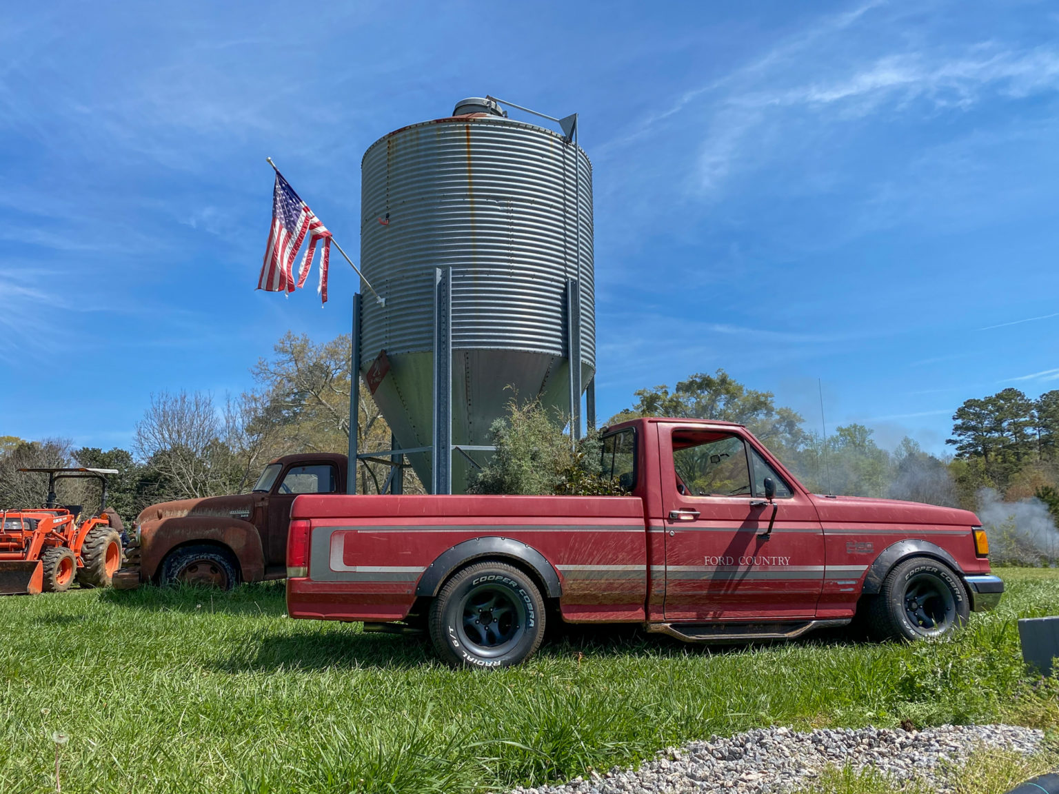 Putting 15s & flares on a lowered bricknose F150 | S3 Magazine