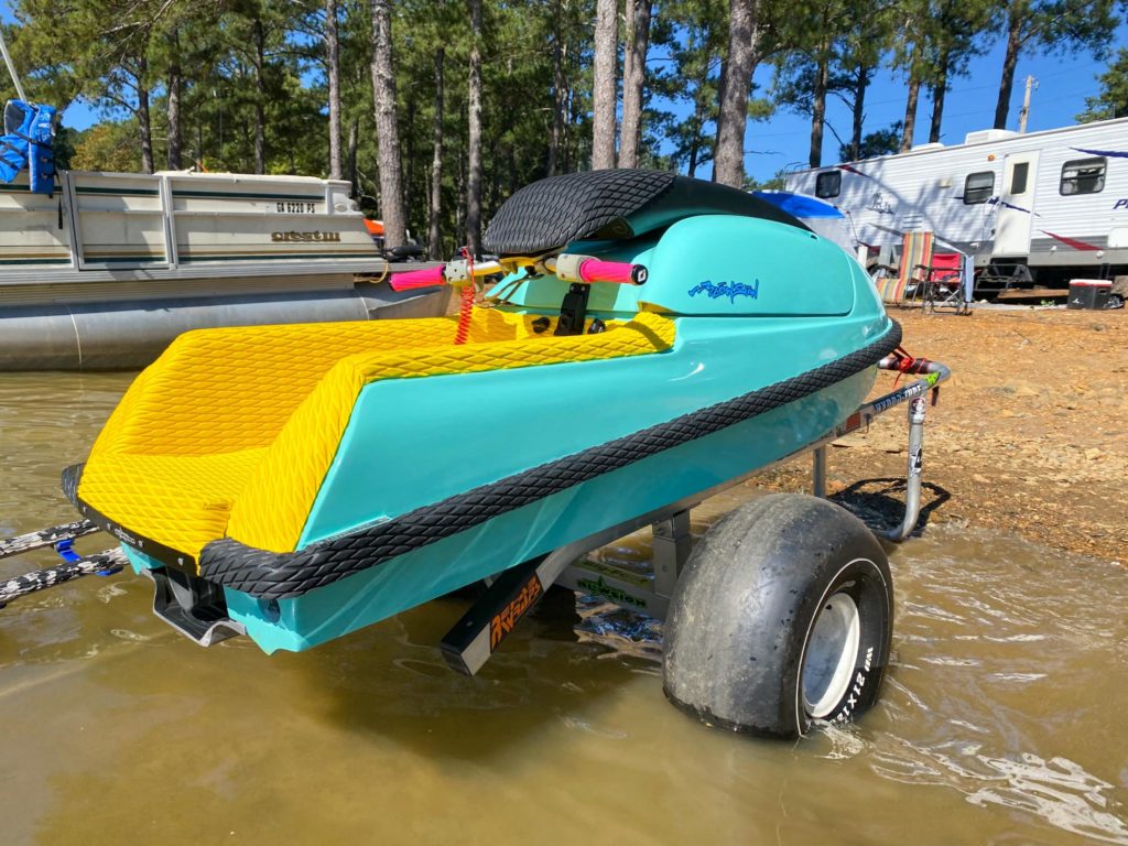 Jet ski project gets yellow Hydro-Turf from Blowsion | S3 Magazine
