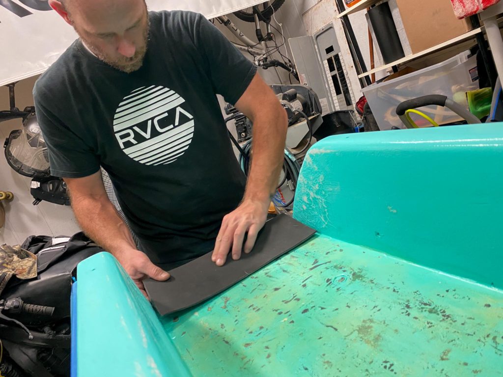 Jet ski project gets yellow Hydro-Turf from Blowsion | S3 Magazine