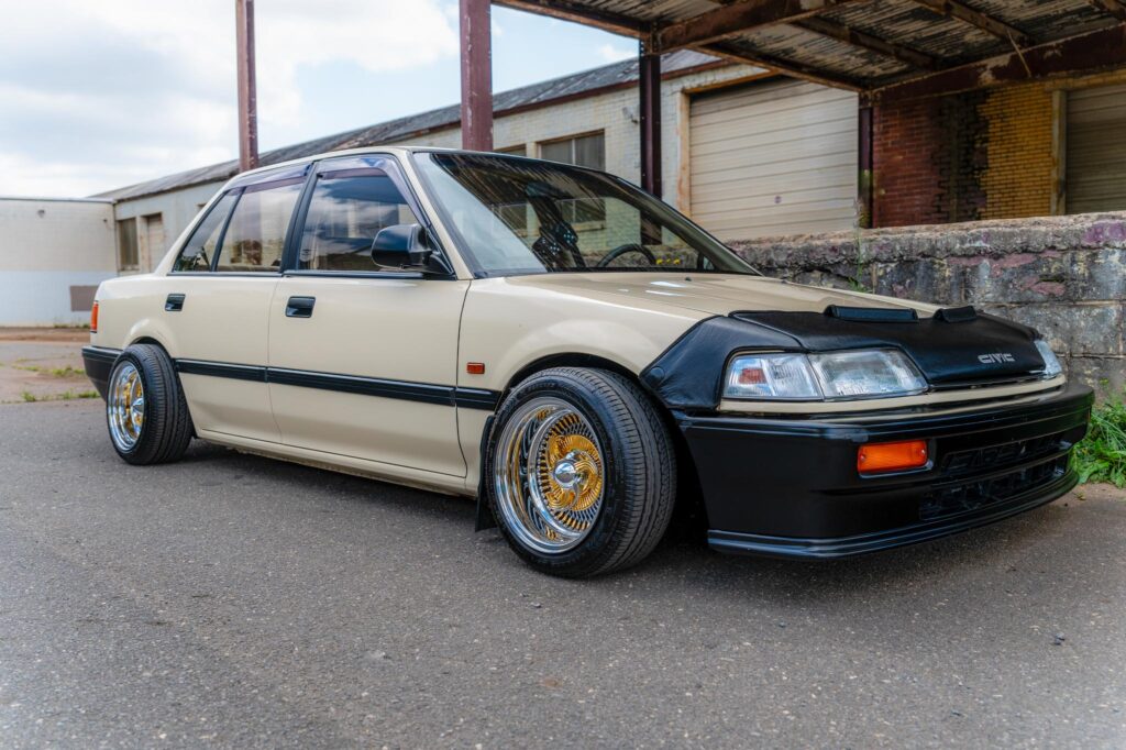 Creamy 4-door EF Civic - Euro lowrider | S3 Magazine