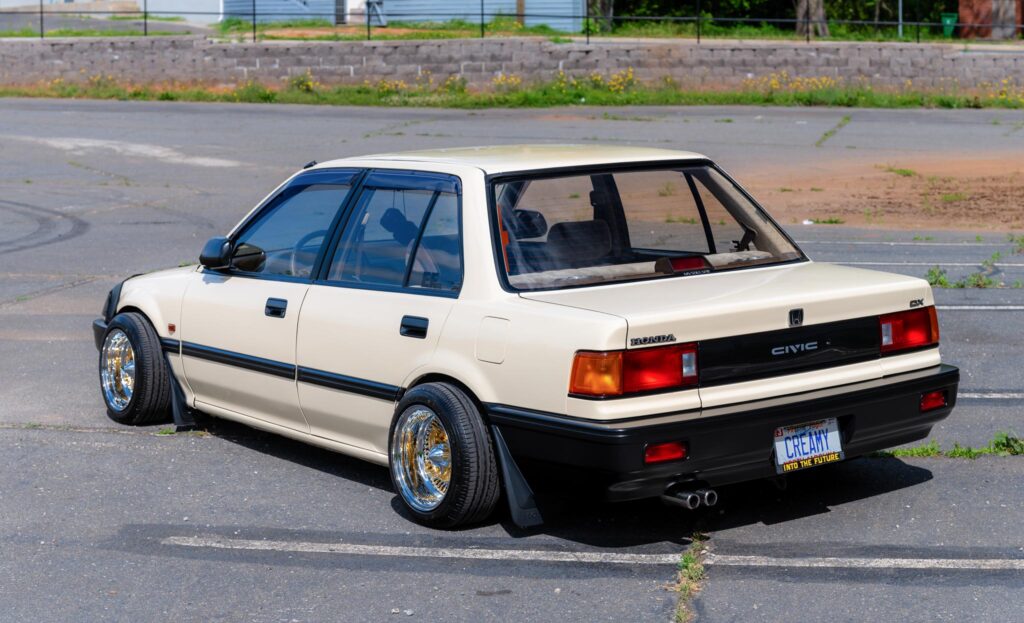 Creamy 4-door EF Civic - Euro lowrider | S3 Magazine